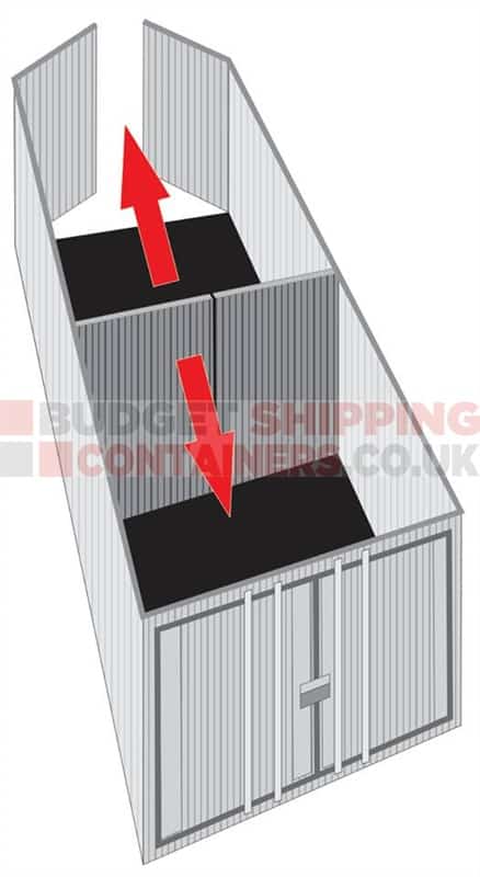 Shipping Container Divider Wall