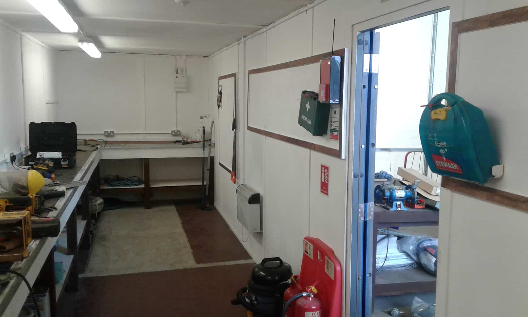 Shipping Container Canopy Installation for Balfour Beatty