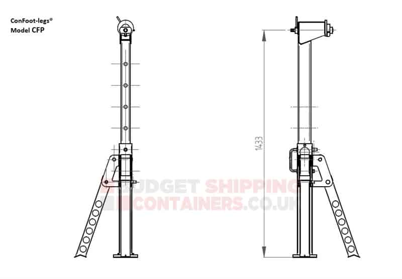 ConFoot Shipping Container Legs