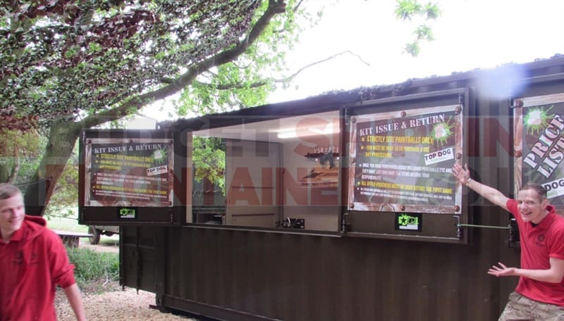 40ft Shipping Container Kiosk